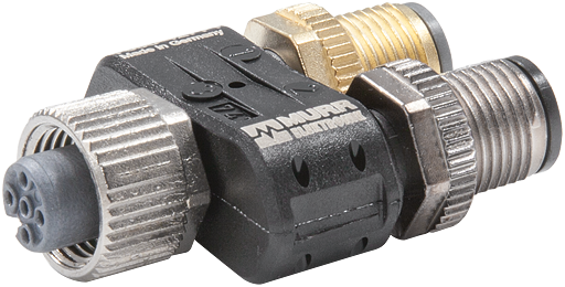 T-coupler slimline M12-female 5p. / 2x M12 male Murrelektronik...