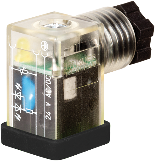 SVS ECO LED VALVE PLUG FORM C 8MM LED VDR 24V at Murrelektronik Online-Shop